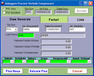 Financiar | Program de Contabilitate